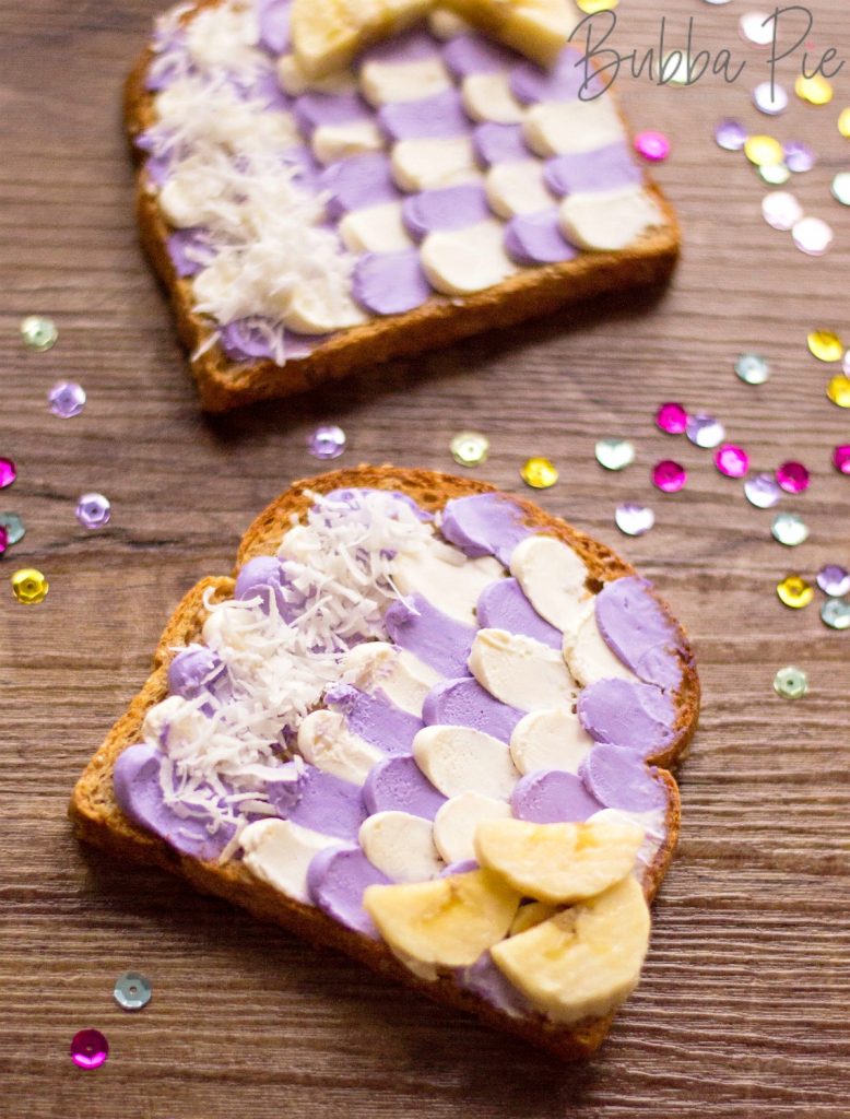 Easy Mermaid Toast Recipe - BubbaPie