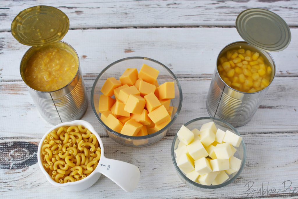 Easy Macaroni Corn Casserole - BubbaPie