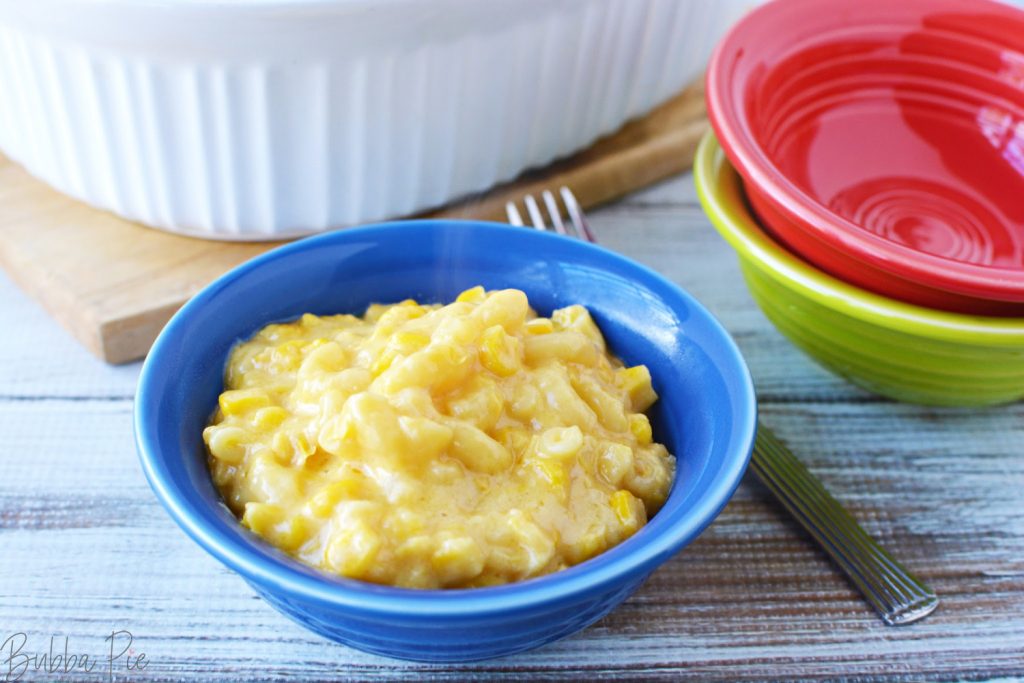 Easy Macaroni Corn Casserole - BubbaPie