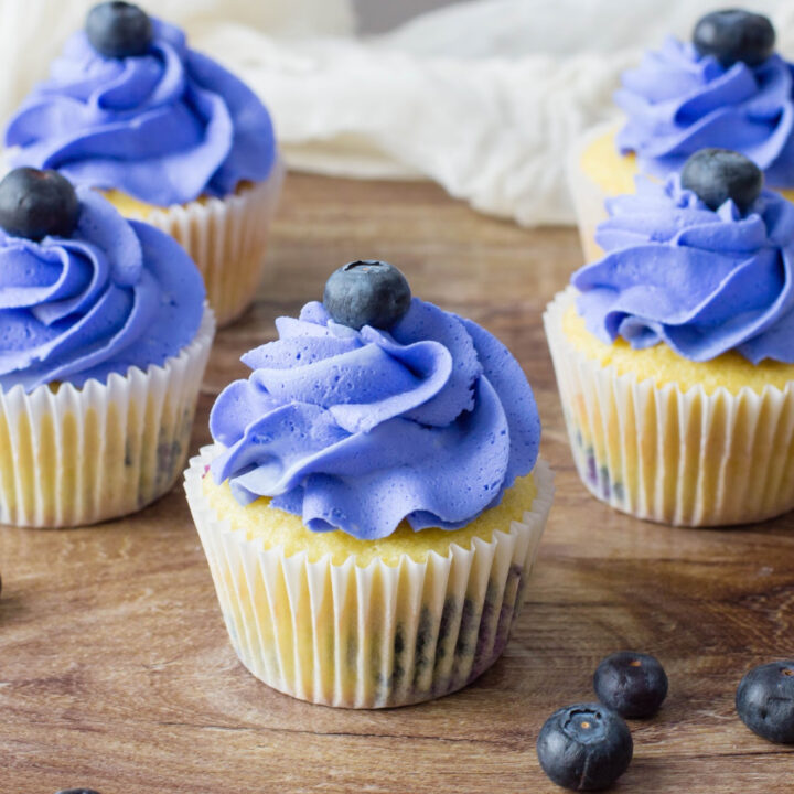 Lemon Blueberry Cupcakes Bubbapie