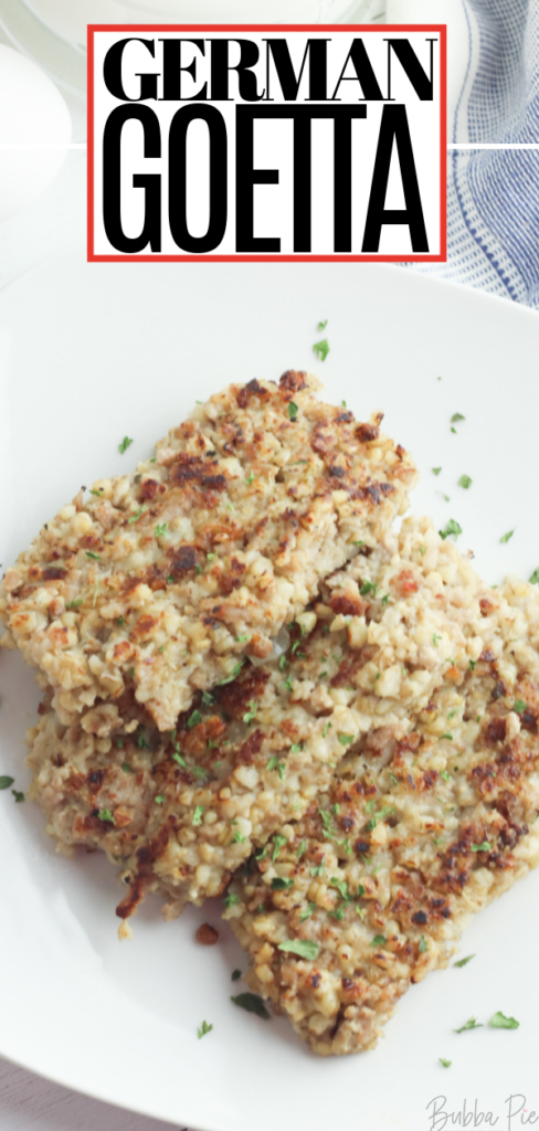 German Goetta Recipe - BubbaPie