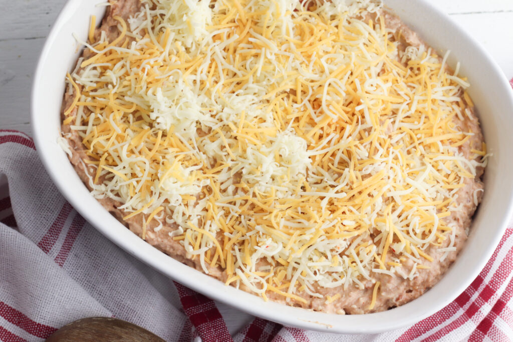 Cheesy Texas Trash Dip - BubbaPie