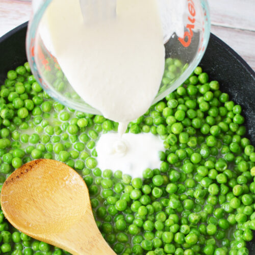 Classic Creamed Peas - BubbaPie