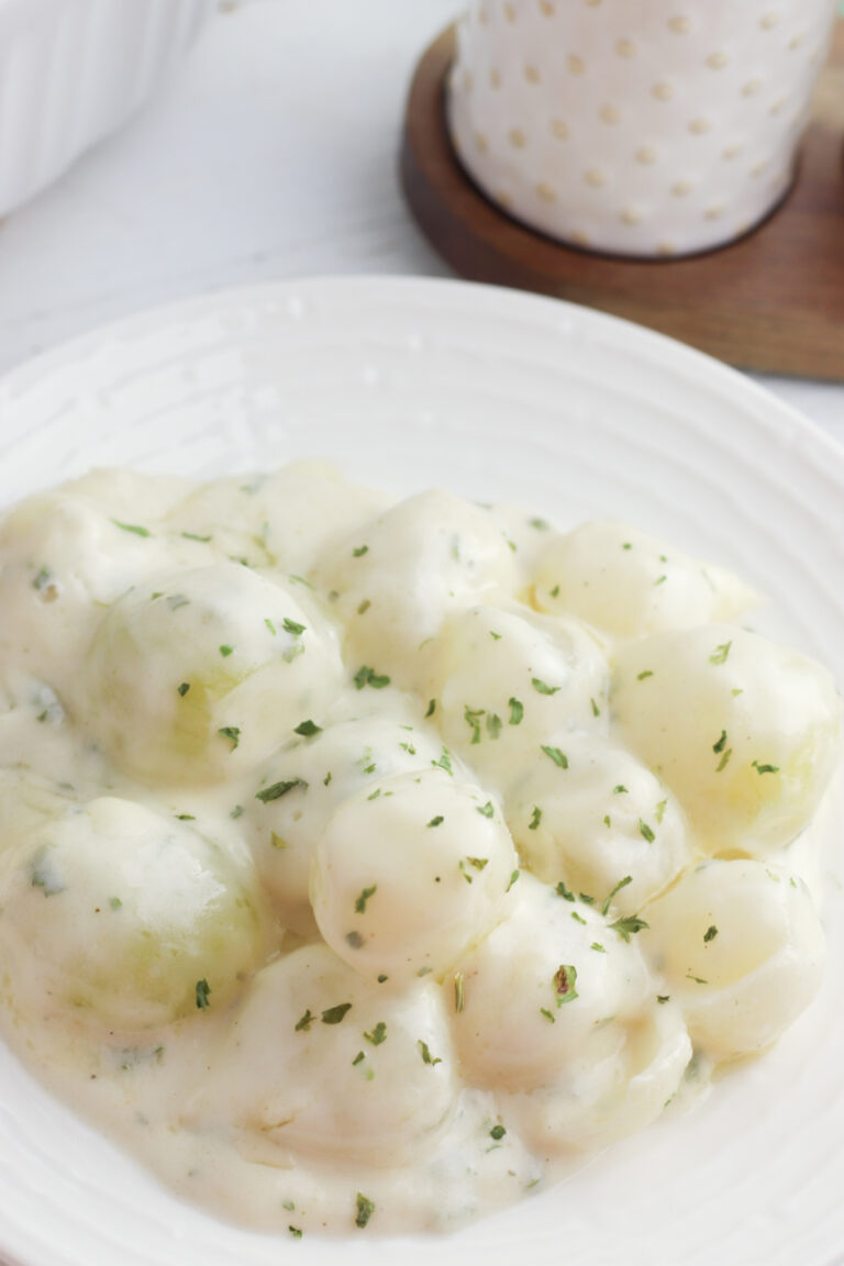 Easy Creamed Onions - BubbaPie