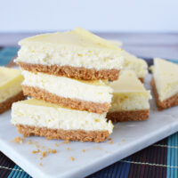 Philadelphia Cheesecake Bars (Snack Bars) - BubbaPie