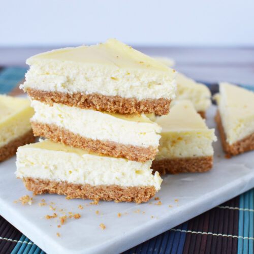 Philadelphia Cheesecake Bars (Snack Bars) - BubbaPie