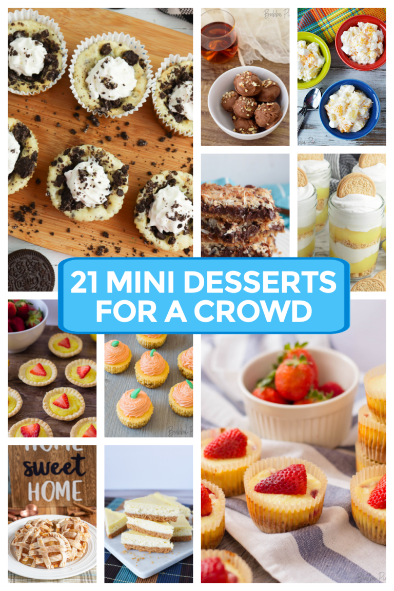 21 Mini Desserts For A Crowd - BubbaPie