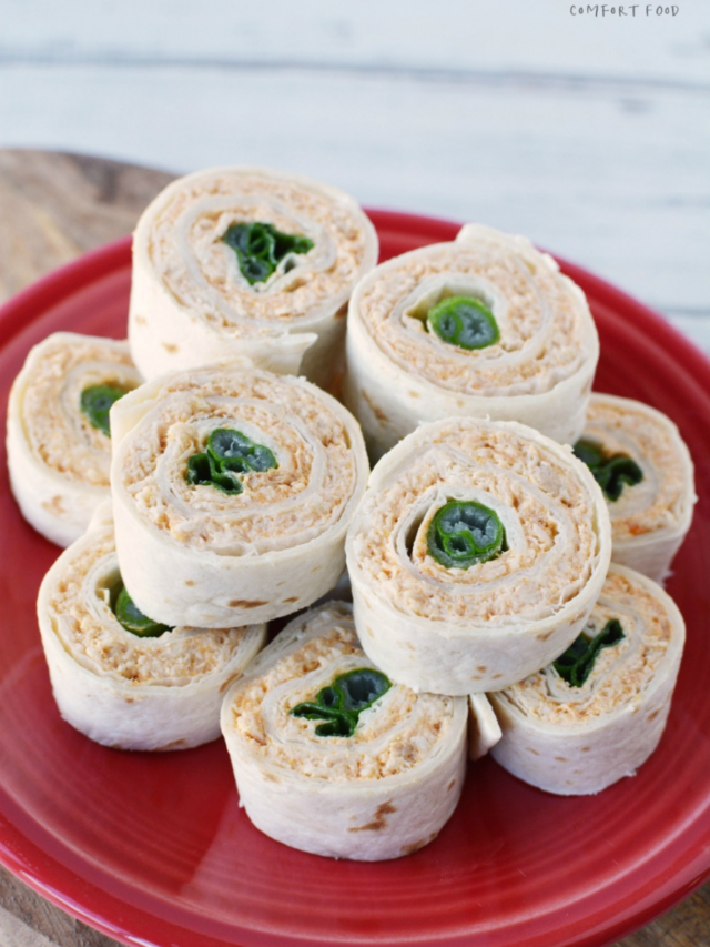 BUFFALO CHICKEN PINWHEELS - BubbaPie