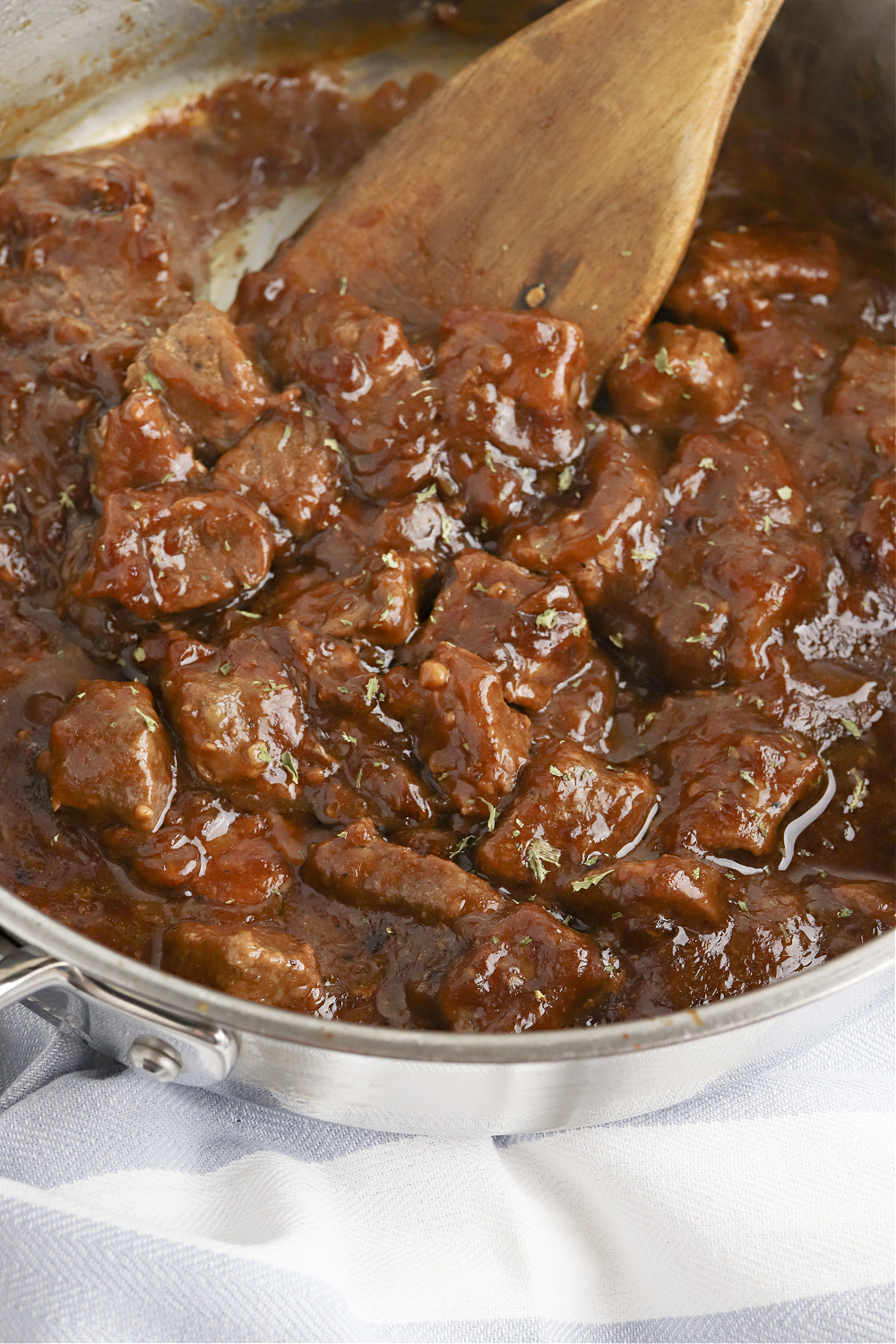 Beef Tips and Rice - BubbaPie