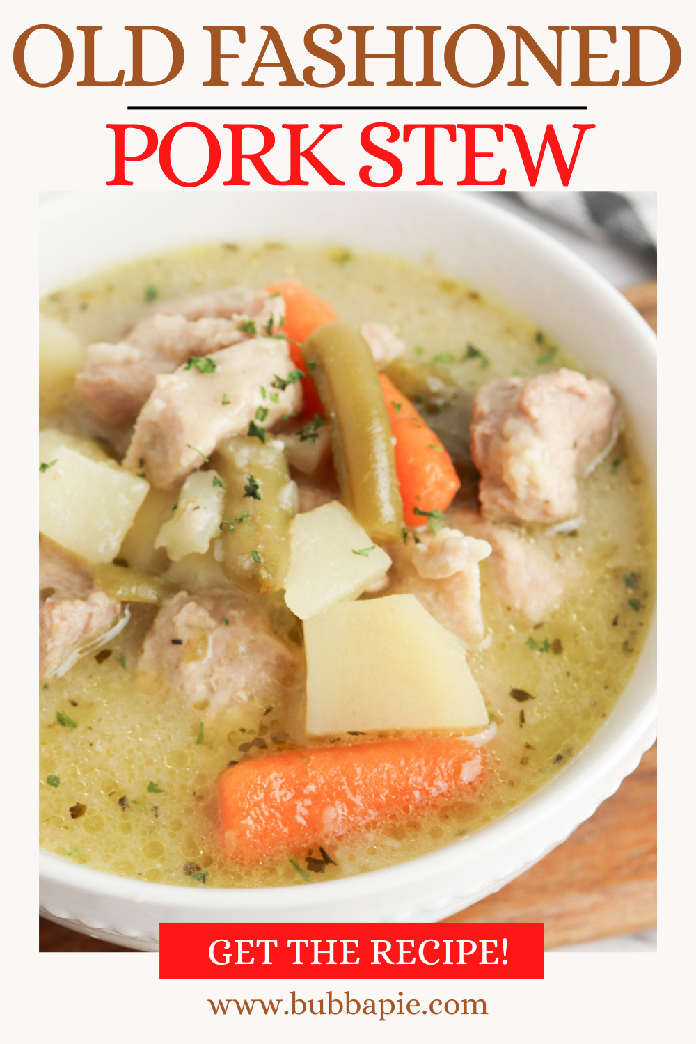 Easy Pork Stew Recipe - BubbaPie