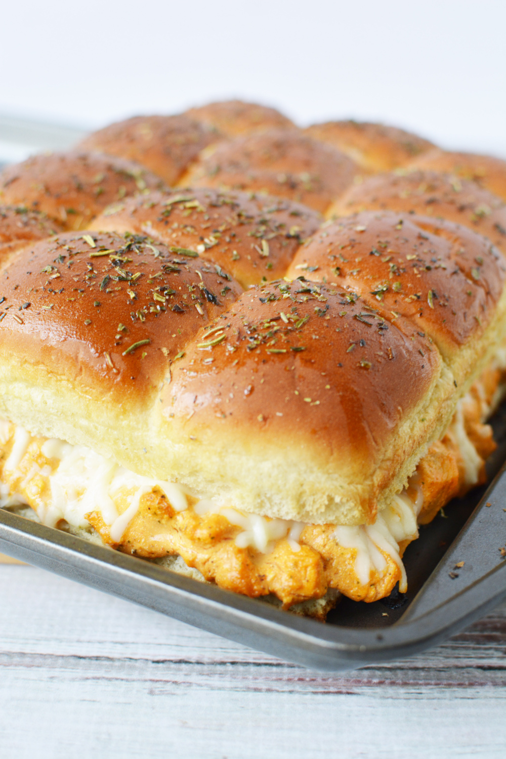 Buffalo Chicken Sliders - BubbaPie