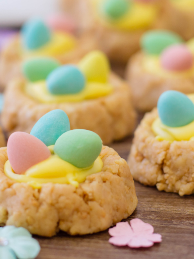EASTER BIRD'S NEST COOKIES - BubbaPie