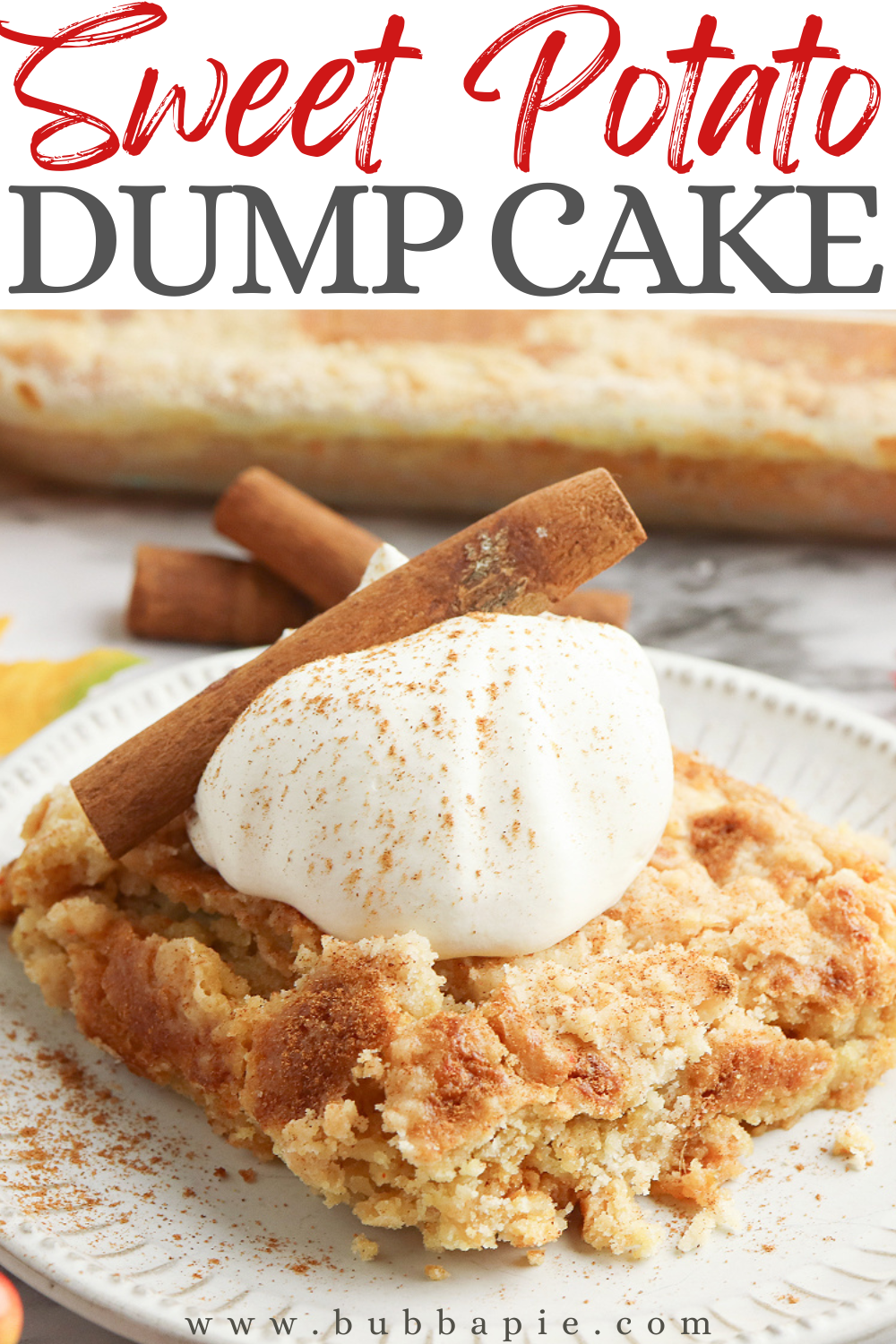 Sweet Potato Dump Cake - BubbaPie