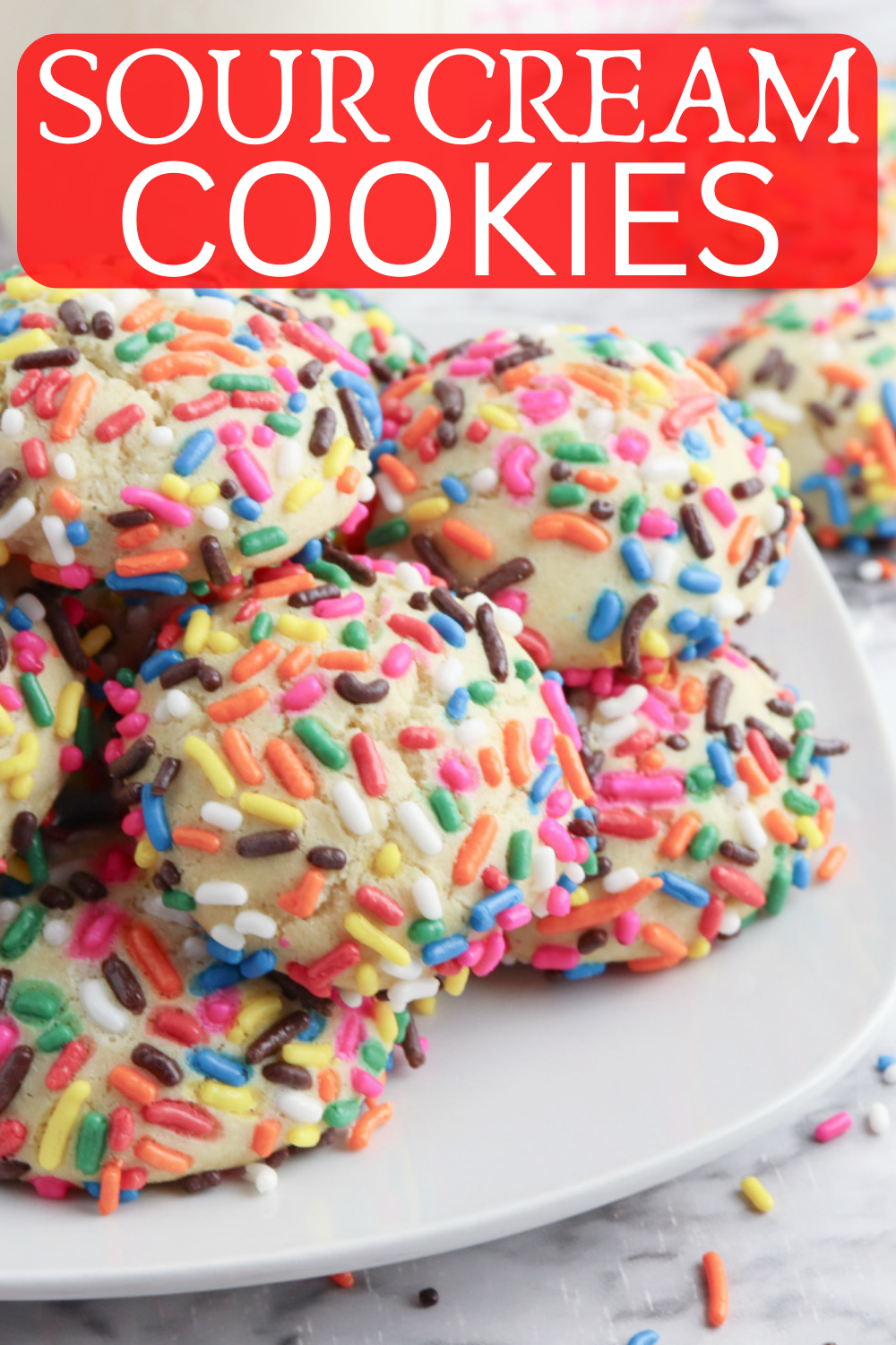 Sour Cream Cookies Recipe - BubbaPie