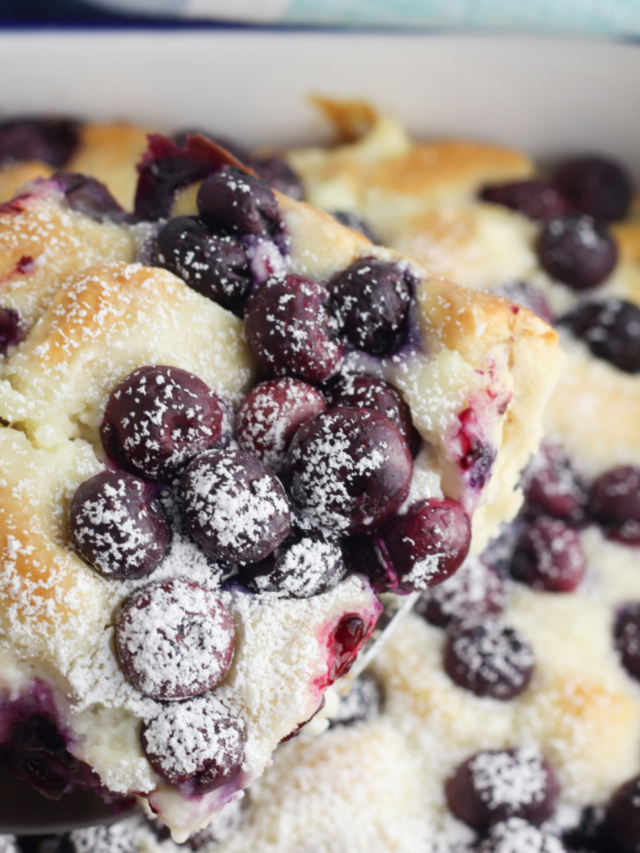 BLUEBERRY BREAKFAST CASSEROLE - BubbaPie BLUEBERRY BREAKFAST CASSEROLE - BubbaPie