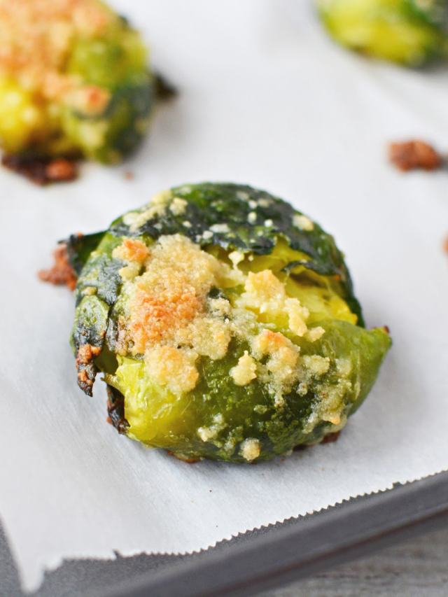 EASY SMASHED BRUSSELS SPROUTS - BubbaPie