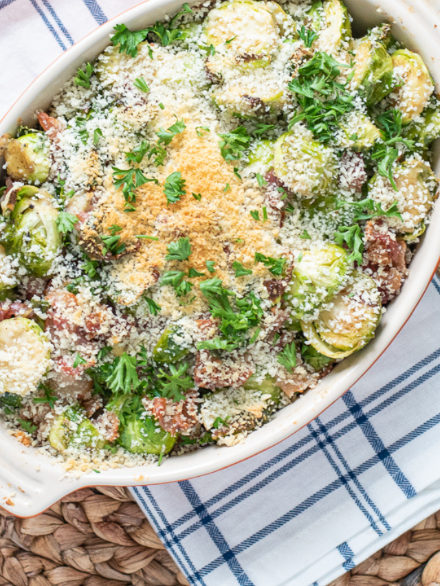 EASY BRUSSELS SPROUTS CASSEROLE - BubbaPie