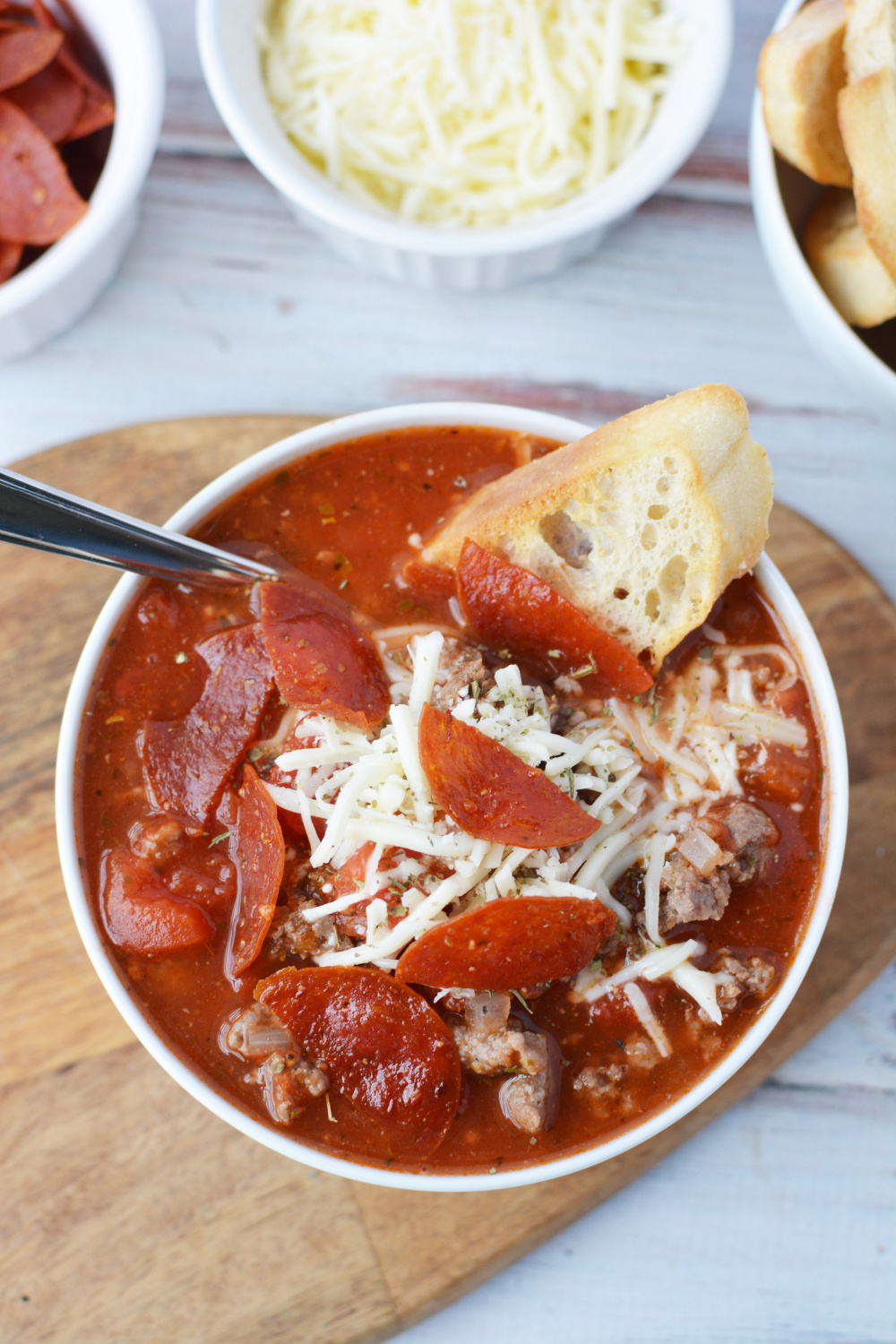 Easy Pizza Soup - BubbaPie
