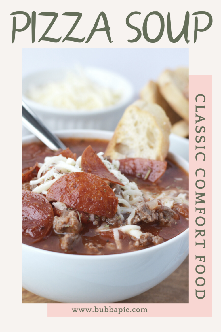 Easy Pizza Soup - BubbaPie