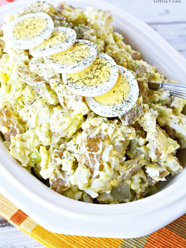 CLASSIC POTATO SALAD WITH EGG - BubbaPie